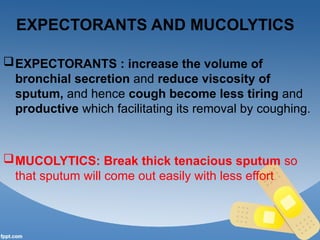 Cough prepared by dr .............. Sumera- | PPTX
