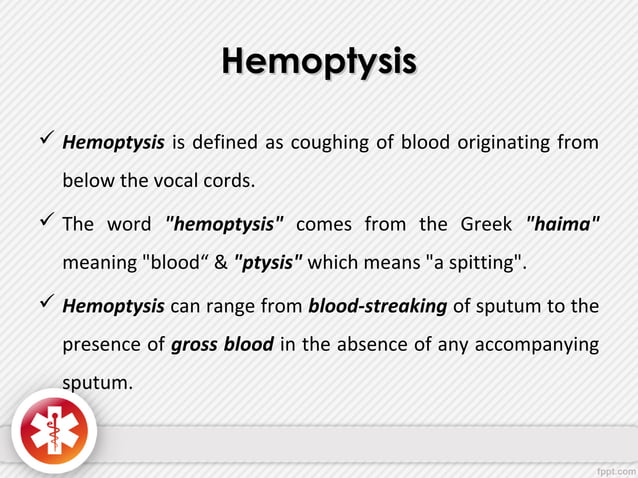Cough , haemoptysis,lung cancer | PPT