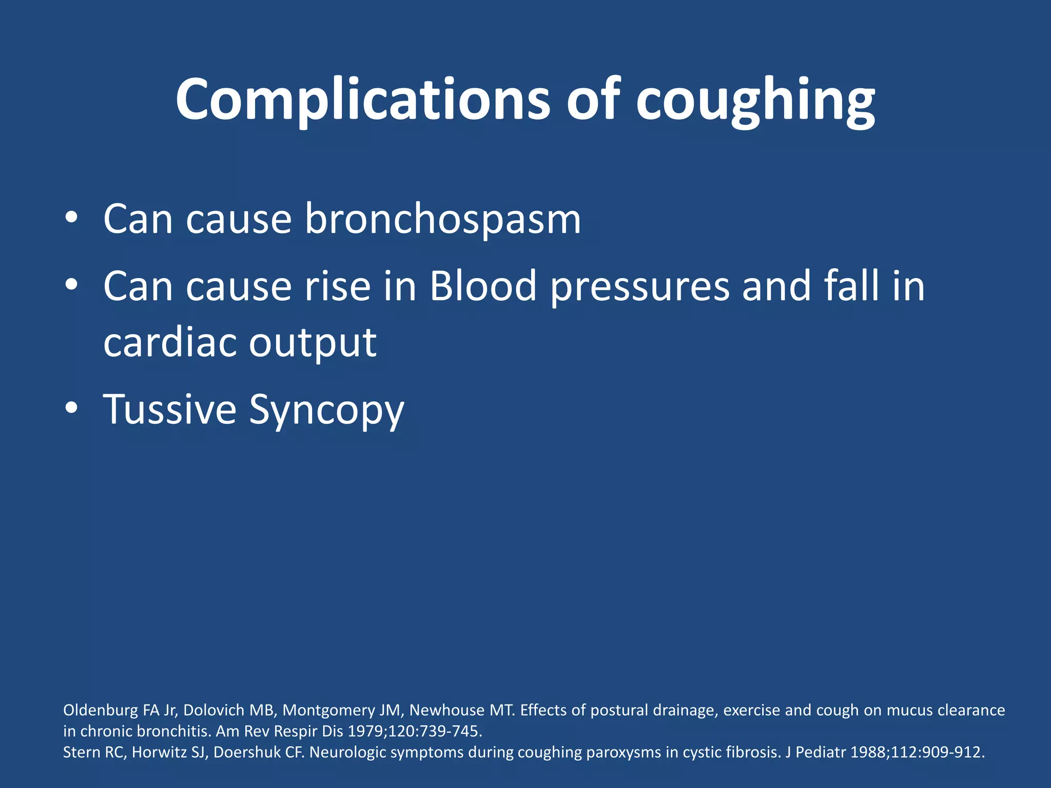 Coughing and huffing | PDF