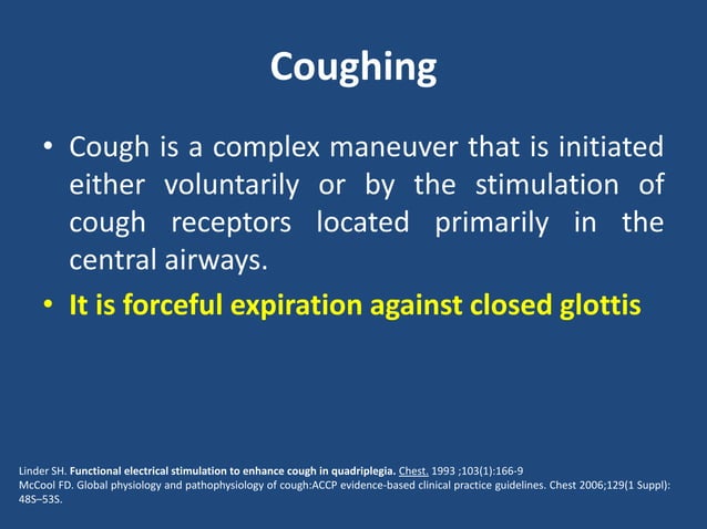 Coughing and huffing | PDF