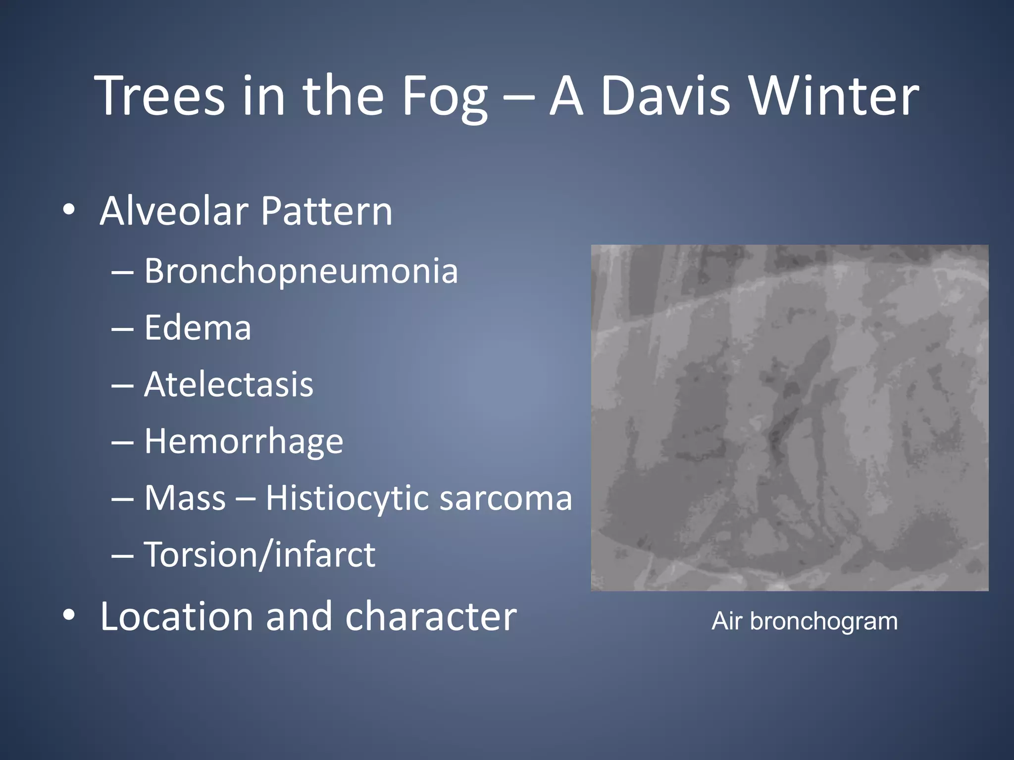 The Radiographic Approach to the Coughing Dog | PPTX