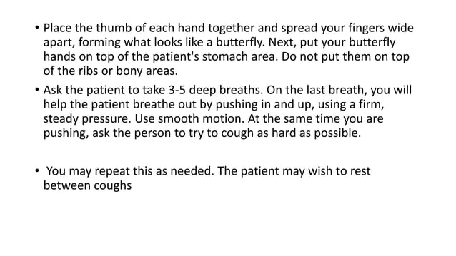 COUGHING TECHNIQUES.pptx | Physical Therapy | Wellness