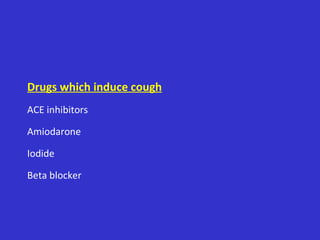 Pharmacotherapy of cough | PPT