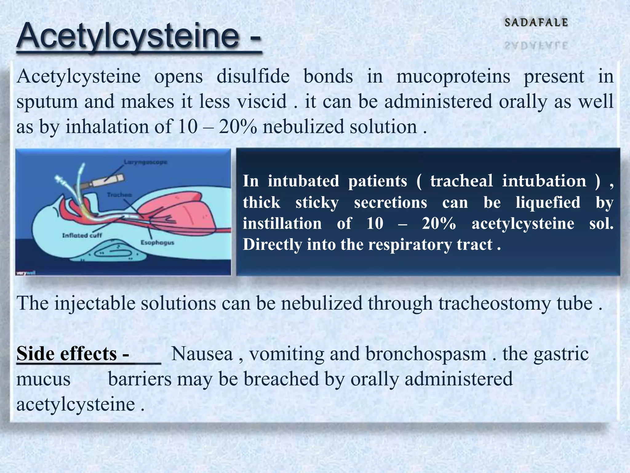 Cough and drugs used to treat ( pharmacology ) | PPTX