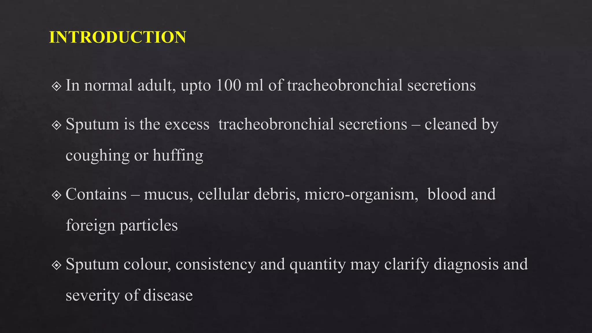 Cough reflex and sputum examination | PPT