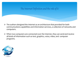 Could i live without the internet final presentation | PPT