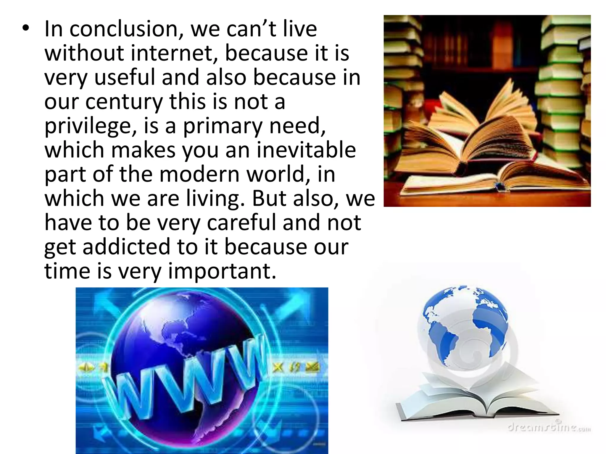Could we live without the internet | PPTX