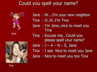 Introduction: Could you spell your name(G1).ppt