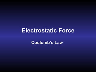 Coulombs Law | PPT