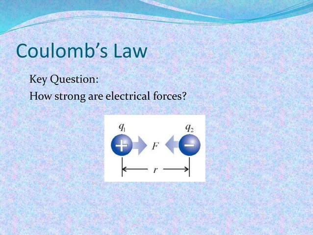 coulombs-law.ppt | Physics | Science