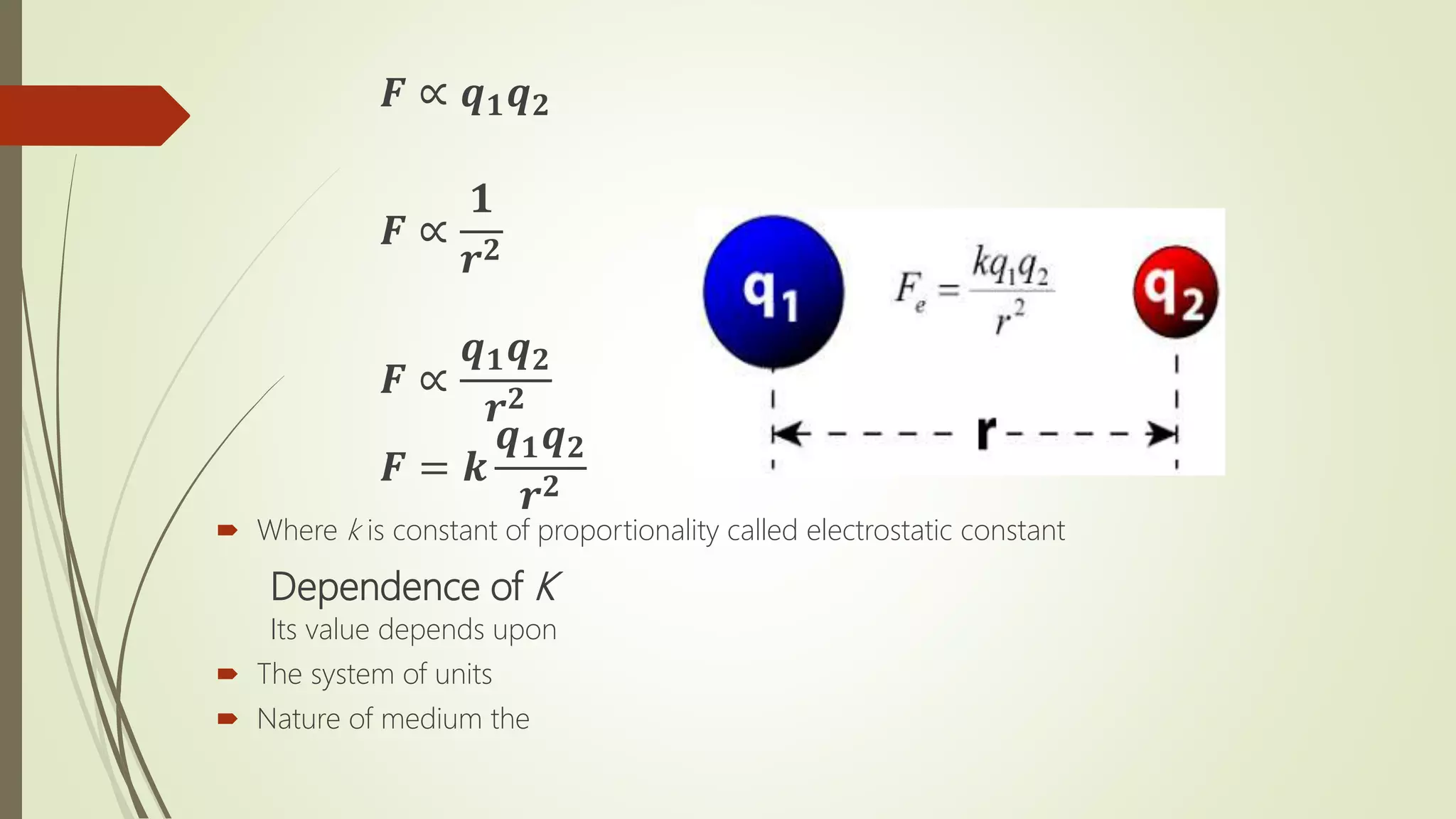 Coulombs law | PPTX | Physics | Science