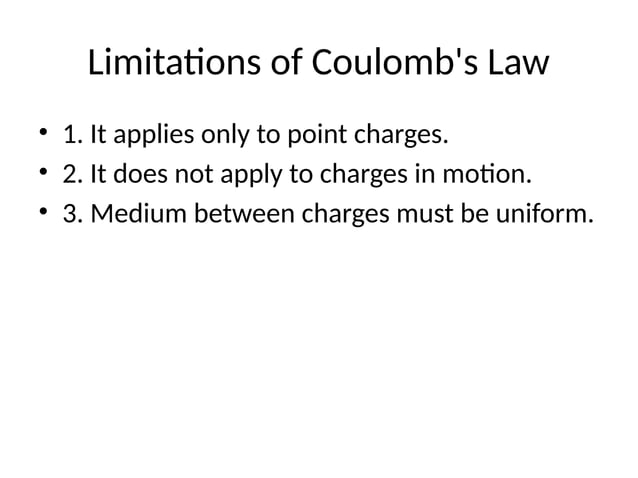 coulombs_law_simple_17slides.presented by :Hassan Iqbalpptx | PPTX