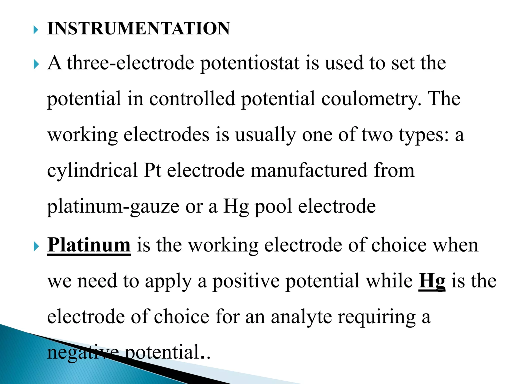 Coulometric method of analysis | PDF