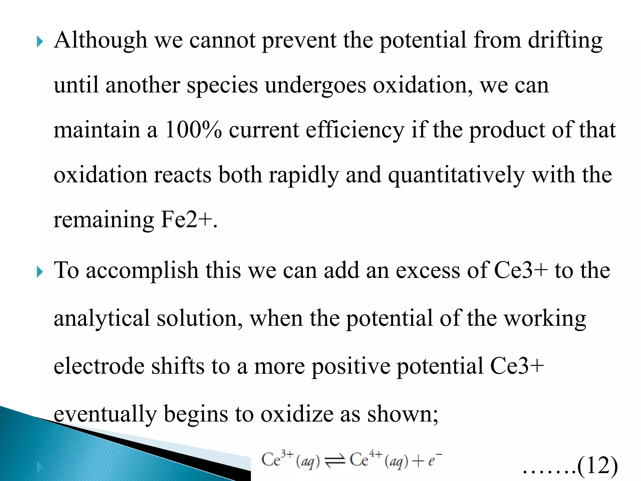 Coulometric method of analysis | PDF