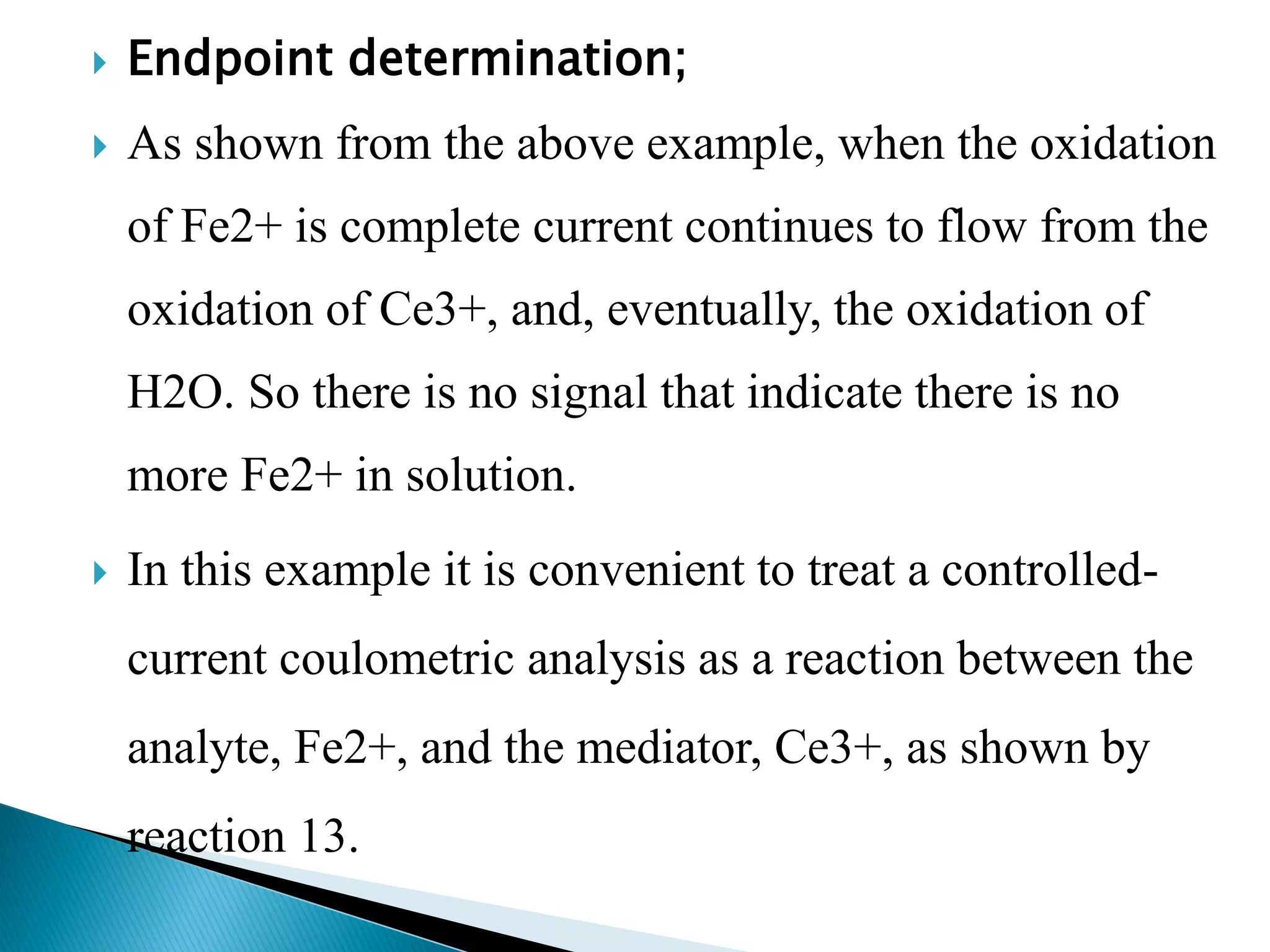 Coulometric method of analysis | PDF