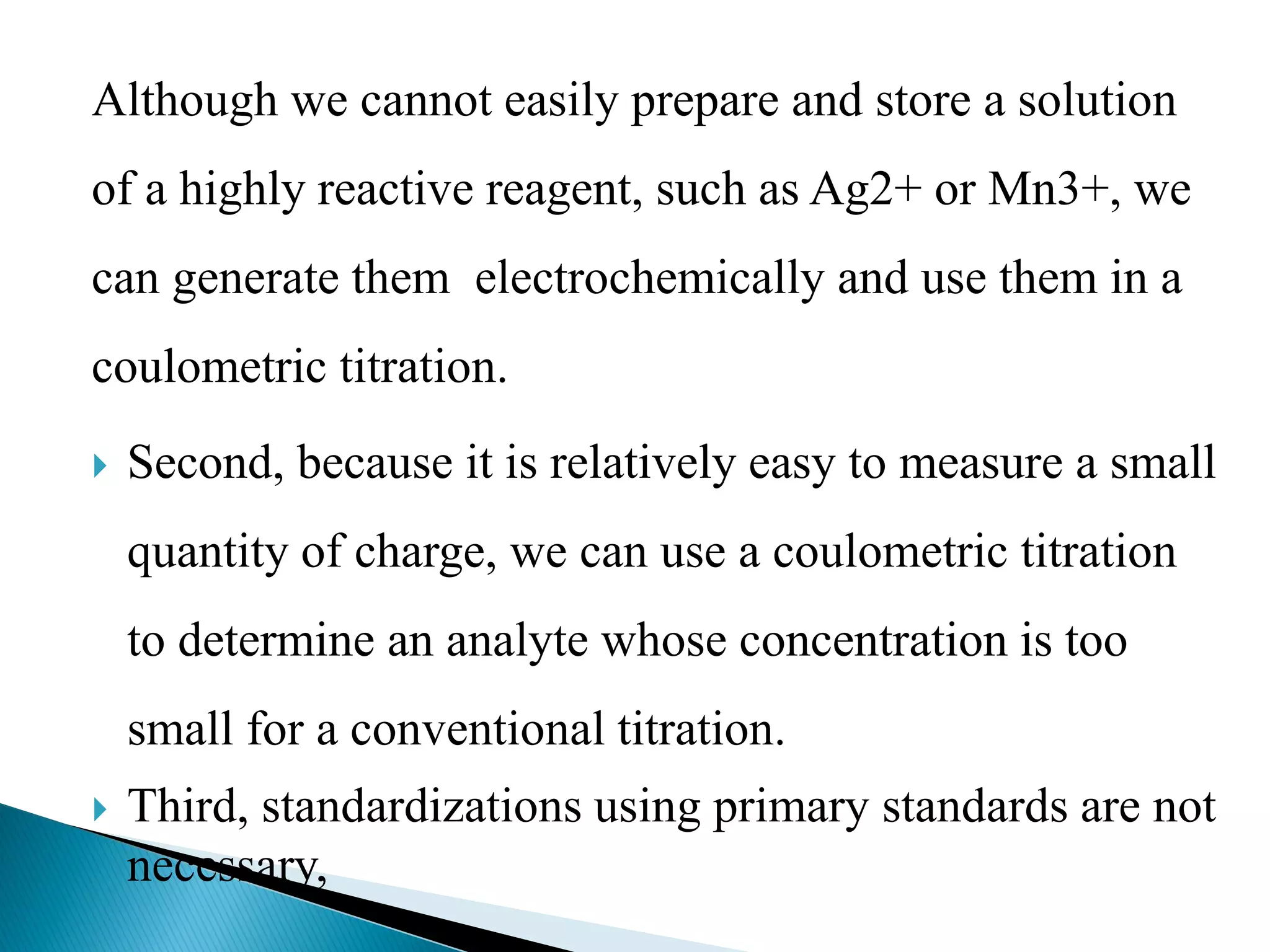 Coulometric method of analysis | PDF