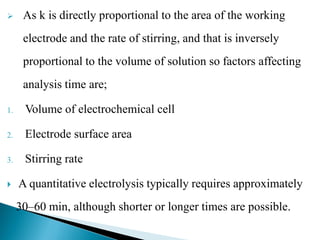 Coulometric method of analysis | PDF