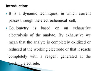 Coulometric method of analysis | PDF