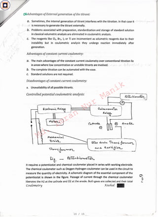 Coulometry Manik | PDF | Chemistry | Science