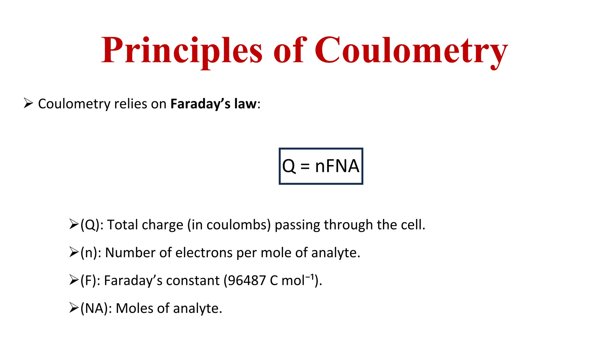 "Coulometry: Fundamentals & Applications" | PPTX