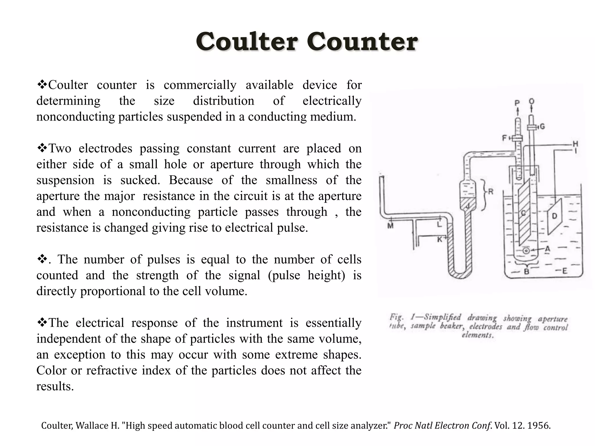 Coulter Counter | PPTX