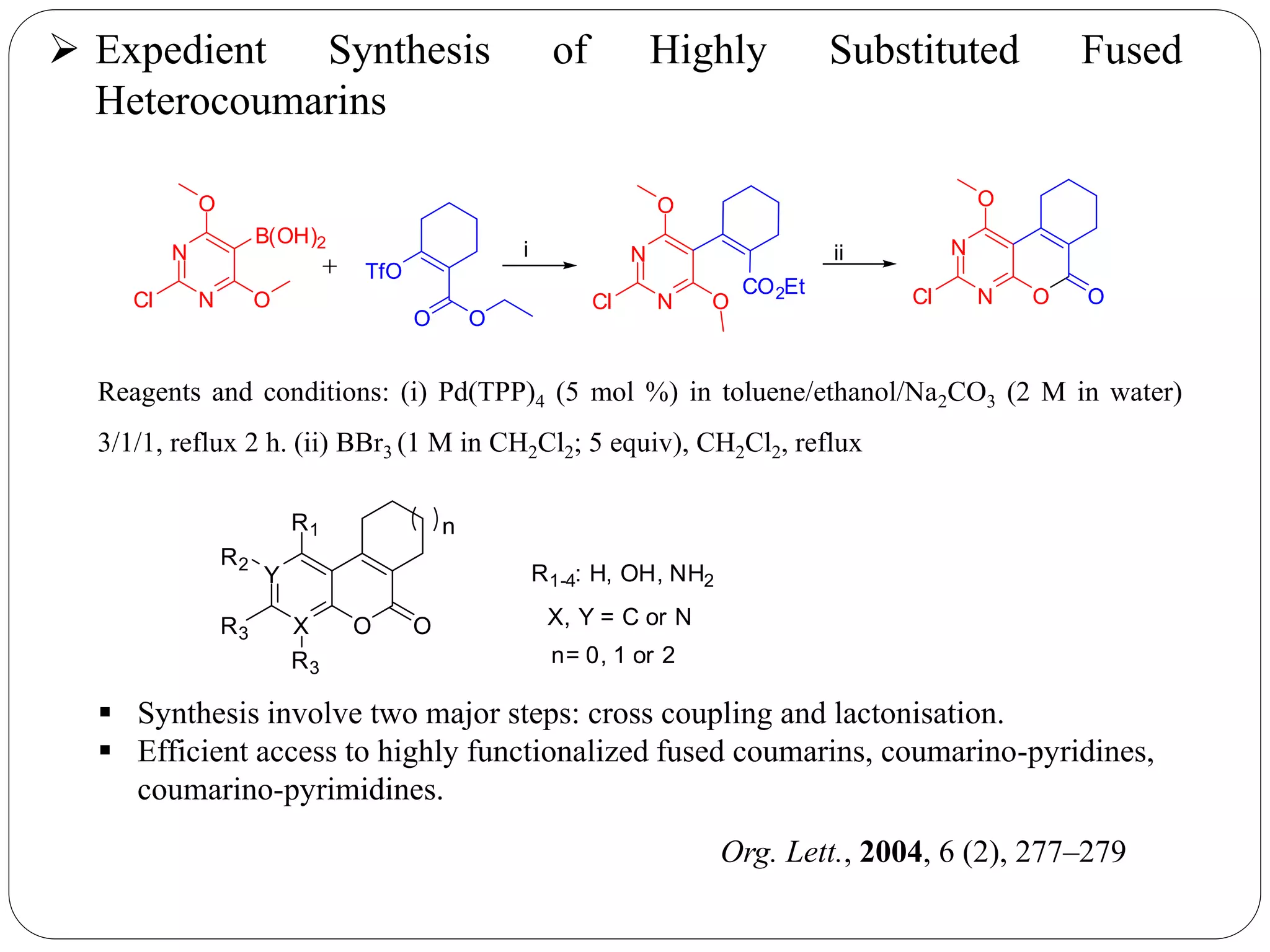 Coumarin ; Synthesis and Medicinal properties | PPT