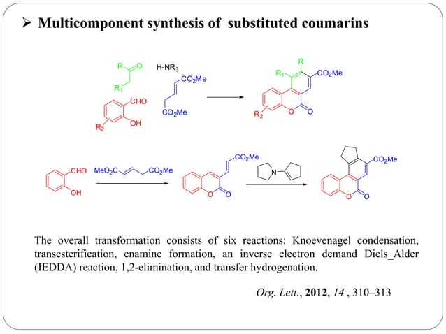 Coumarin ; Synthesis and Medicinal properties | PPT | Chemistry | Science