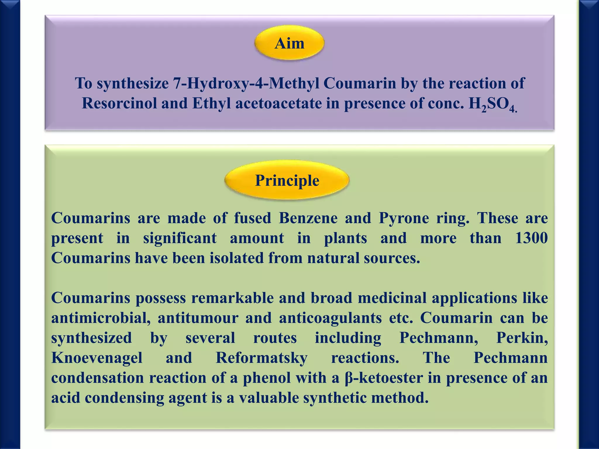 Synthesis of Coumarins | PPT