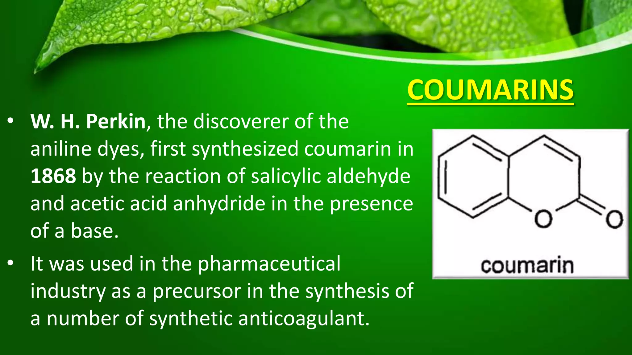 Coumarin & Terpenoids | PPTX