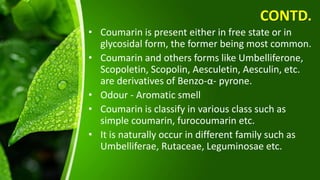 Coumarin & Terpenoids | PPTX