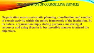 Councelling Communication Education And Technology of Nursing | PPTX