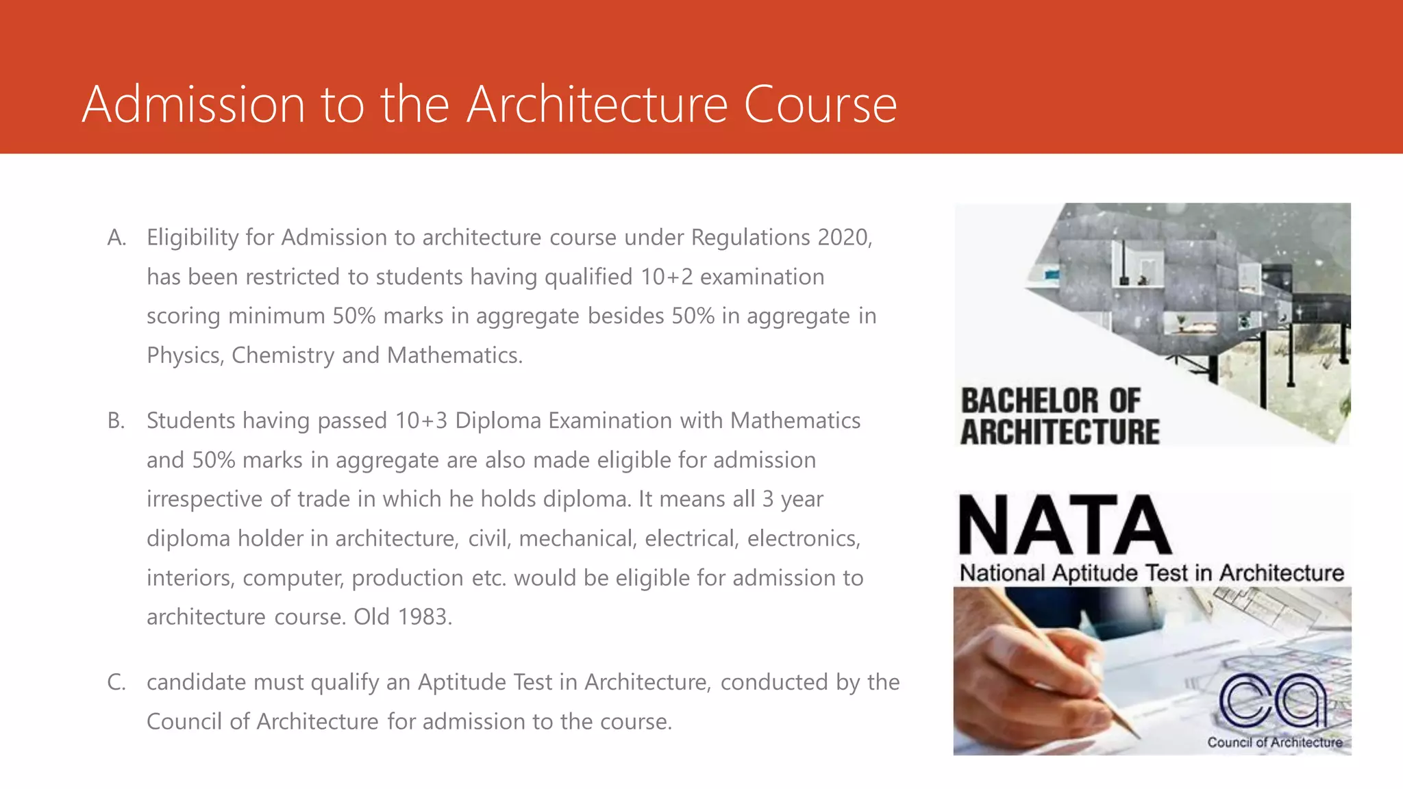 Council of architecture (minimum standards of architectural education ...