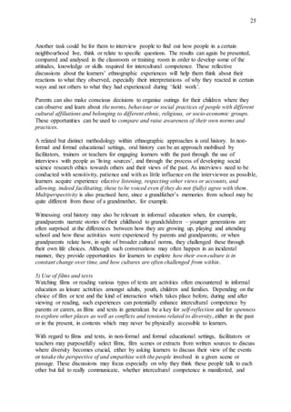 Council of europe developing intercultural competence thorough education | PDF