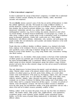 Council of europe developing intercultural competence thorough ...