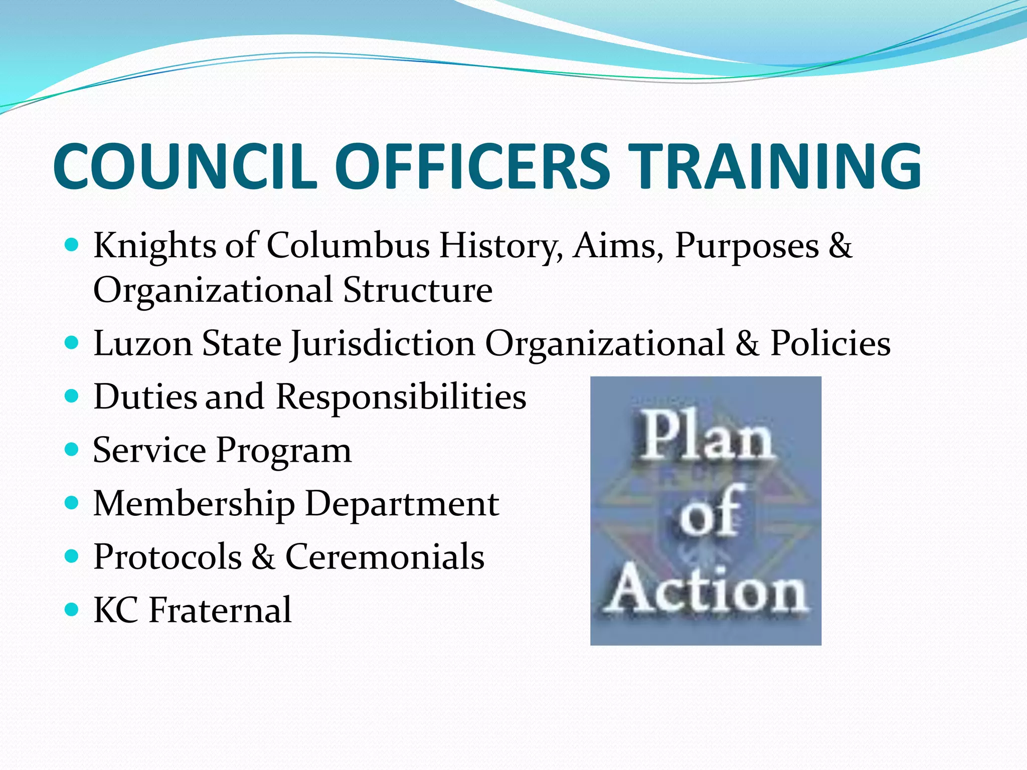 Council officers training program | PPTX