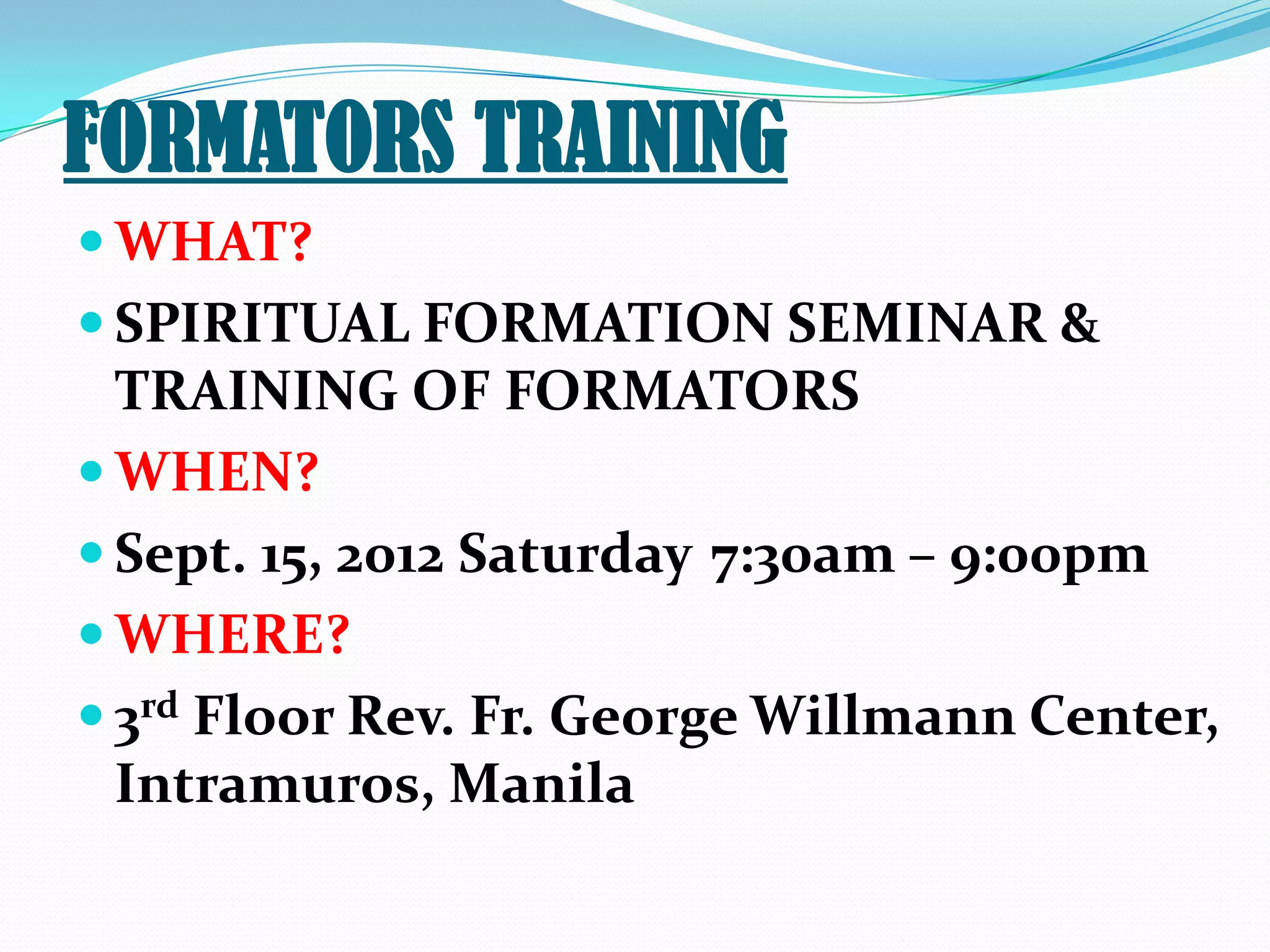 Council officers training program | PPTX