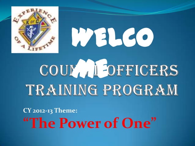 Council officers training program | PPTX