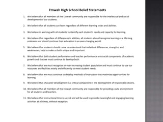 EHS School Council Presentation | PPTX