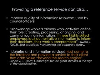 Council staff and you | PPT