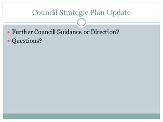City Council Strategic Plan | PPTX