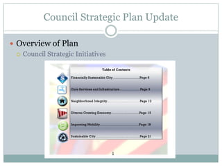 City Council Strategic Plan | PPTX