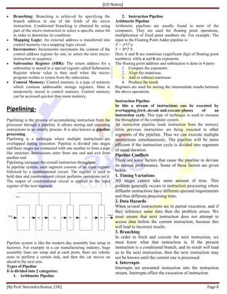 CO Unit 3.pdf (Important chapter of coa) | PDF
