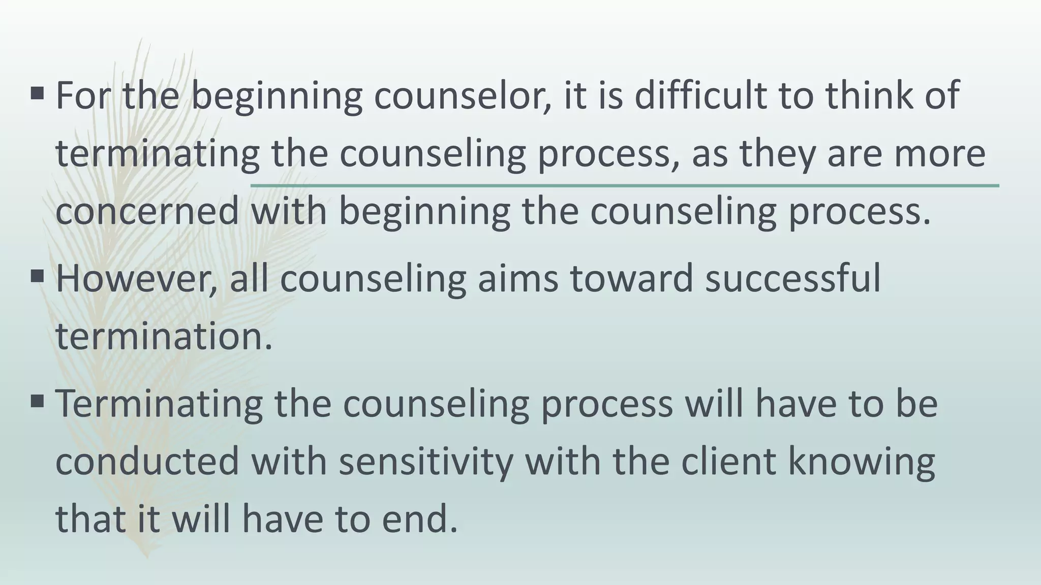 Phases of Counseling | PPTX