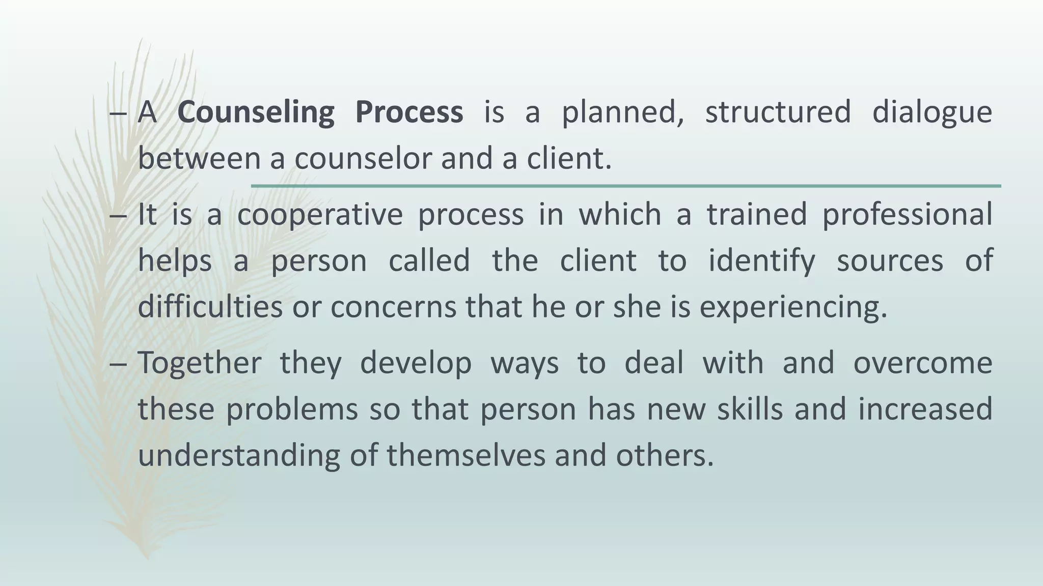 Phases of Counseling | PPTX