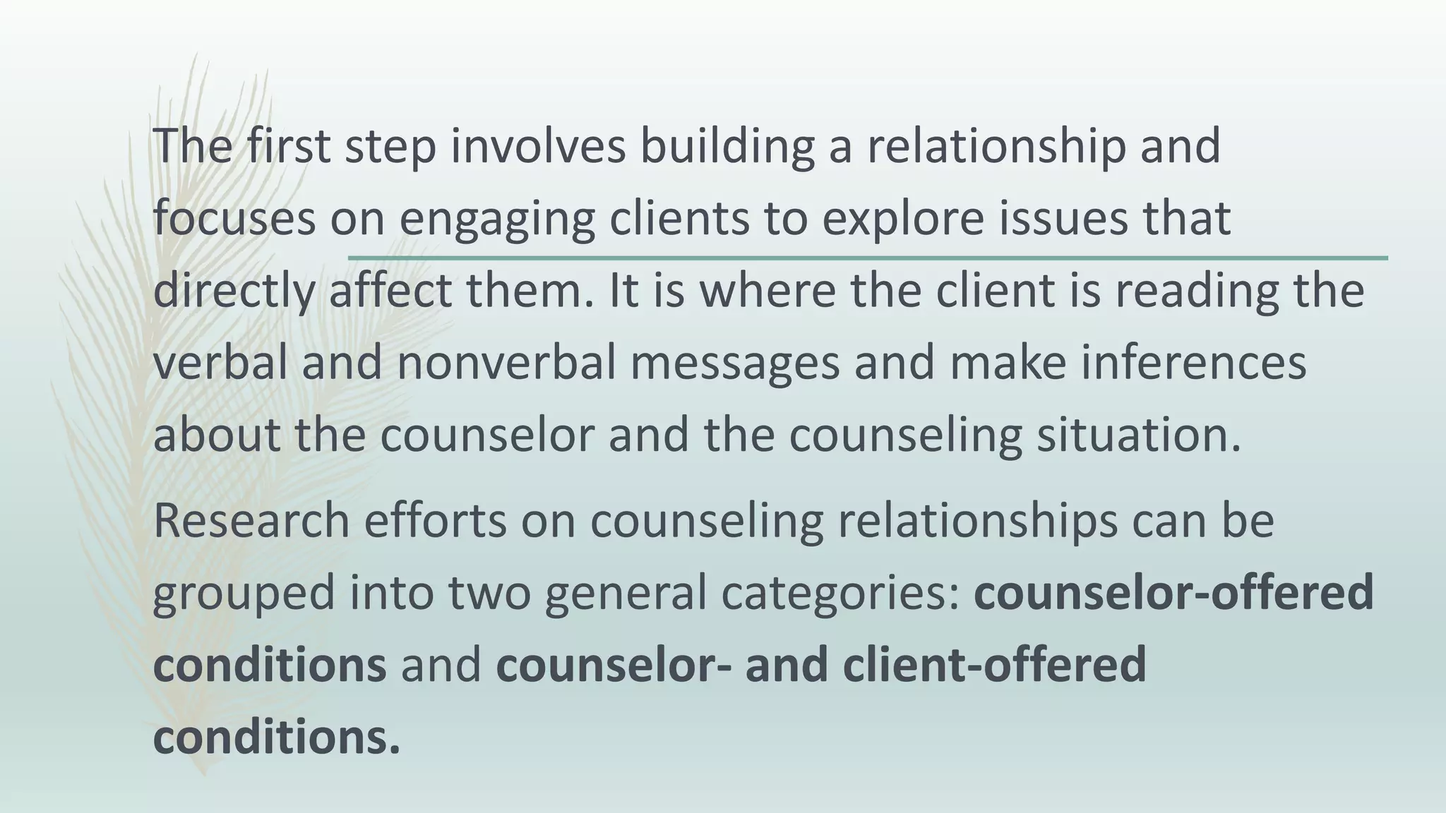Phases of Counseling | PPTX