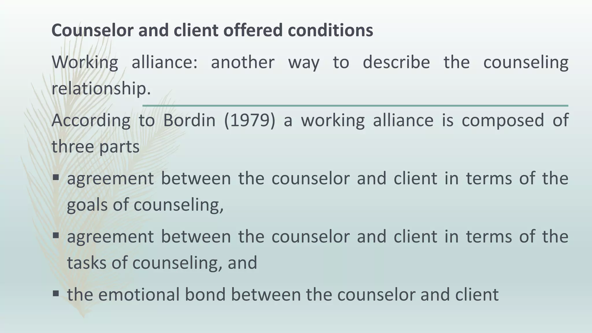 Phases of Counseling | PPTX