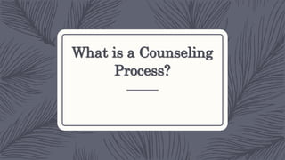 Phases of Counseling | PPTX