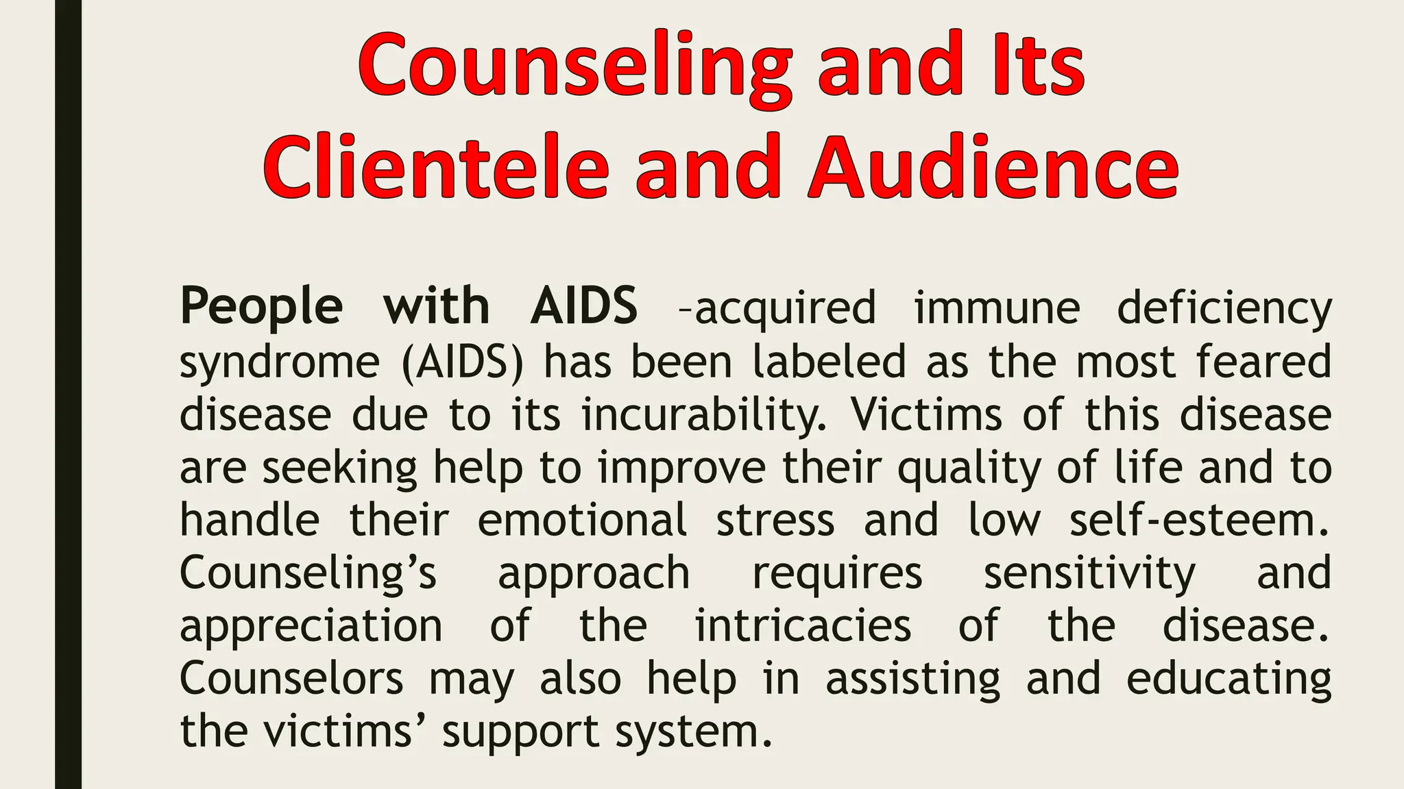 COUNSELING Disciplines and ideas in the appliedpptx.......ppptxxx | PPTX