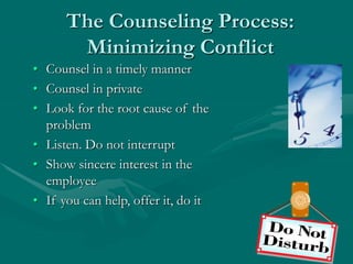 COUNSELING techniques & know hows to do it.ppt