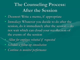 COUNSELING techniques & know hows to do it.ppt | Career Advice | Careers
